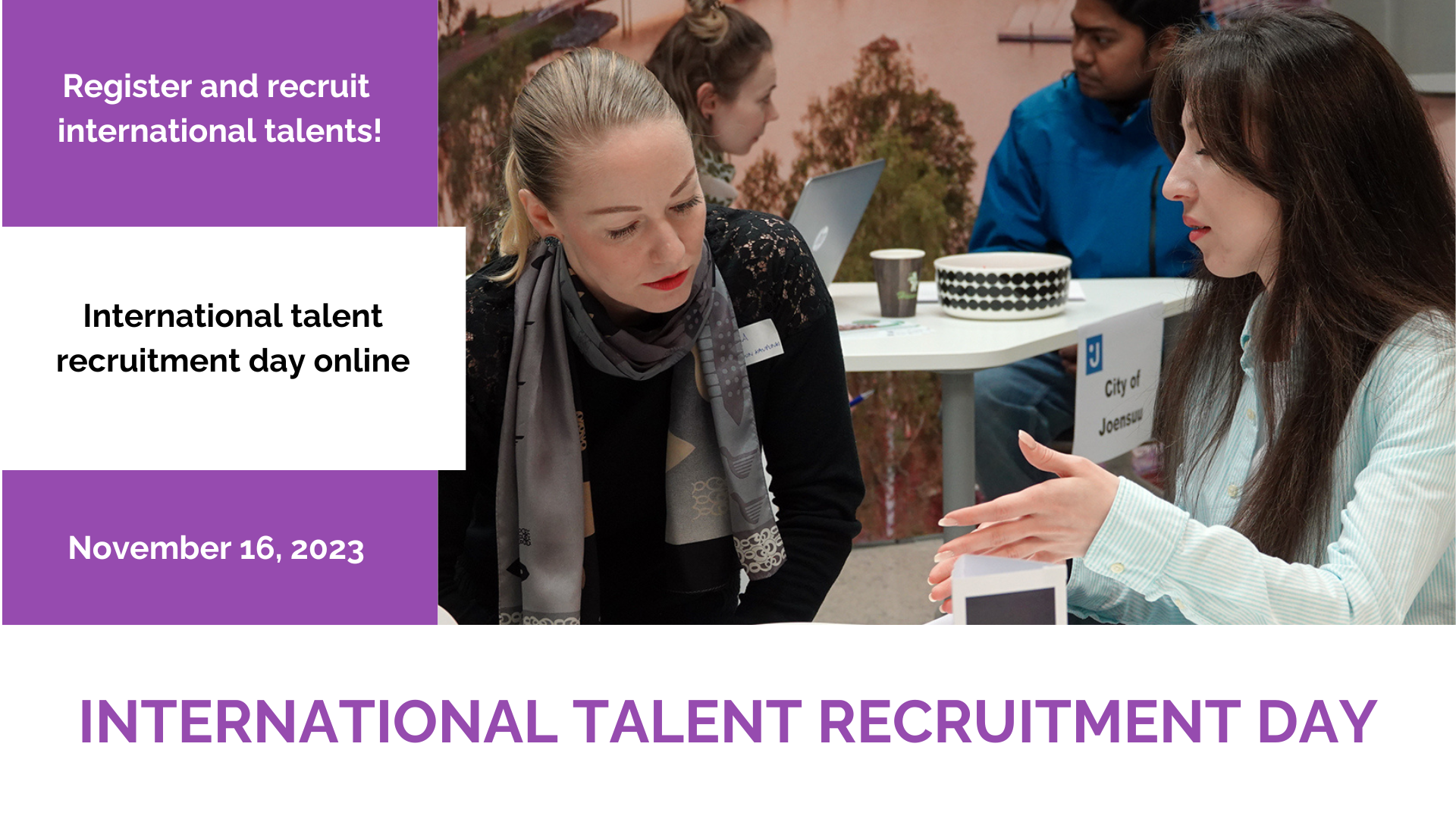 International talent recruitment day for companies